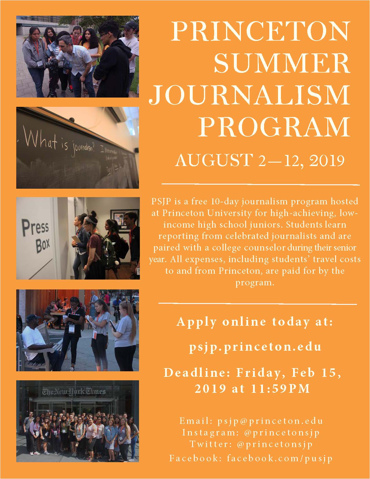 Princeton Summer Journalism Program